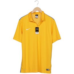 Nike Poloshirt Herren Gr&ouml;&szlig;e L Second Hand gelb