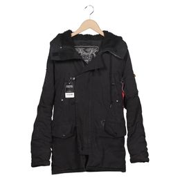 Alpha Industries Jacke Herren Größe M Second Hand schwarz