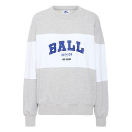 Ball Sweatshirt 'Montana' female Grey, White size L