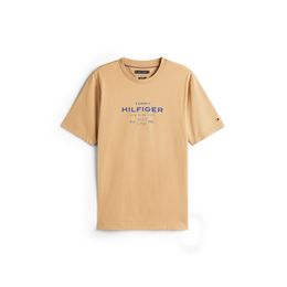Tommy Hilfiger T-Shirt Herren Größe M camel / blau