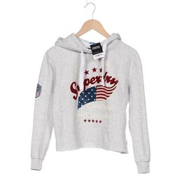 Superdry Kapuzenpullover Damen Größe S Second Hand grau