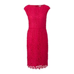 s.Oliver BLACK LABEL Kleid Damen Gr&ouml;&szlig;e 34 dunkelpink Winterkleid