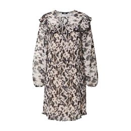 Wallis Petite Wallis Kleid Damen Gr&ouml;&szlig;e 46 beige / hellblau / schwarz Winterkleid