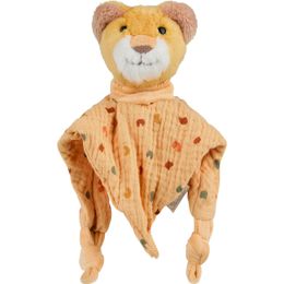 Schmusetuch Sterntaler "L&ouml;we Leo, S", Baby, gelb (ocker), Jersey, Polyester, Schnuffelt&uuml;cher, mit Rassel