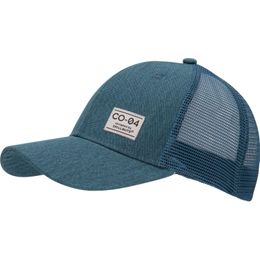 Baseball Cap Chillouts "Denver Hat", Herren, blau, Baumwolle, Kunstfaser, unifarben, Caps, mit luftdurchlässigem Netzrücken & stylischem Logo-Patch