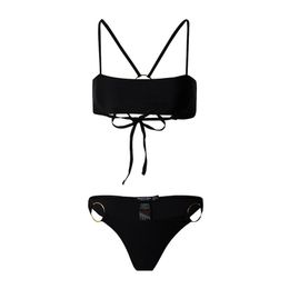 Nasty Gal Bikini Damen Gr&ouml;&szlig;e XS schwarz