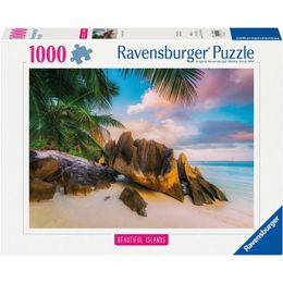 Puzzle Ravensburger "Beautiful Islands, Seychellen", bunt, Puzzles, KinderB:70cm H:50cm, Made in Germany, B:70cm H:50cm