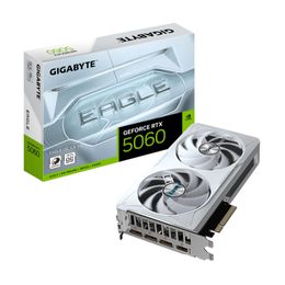 Gigabyte Grafikkarte "GeForce RTX 5060 EAGLE OC ICE 8G Grafikkarte - 8GB GDDR7, 128bit, PCI-", ohne farbbezeichnung, Grafikkarten