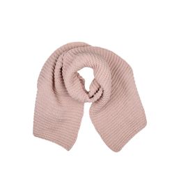 Wollschal "Strick-It", Damen, rosa, Polyacryl, Collezione Alessandro, unifarben, Basic, Modet&uuml;cher, Strickschal, Made in Italy