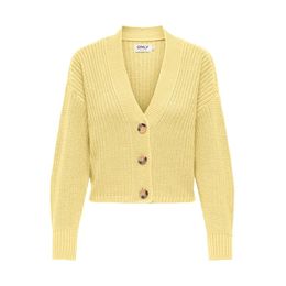 Only Strickjacke 'ONLCarol' Damen Gr&ouml;&szlig;e XS zitrone
