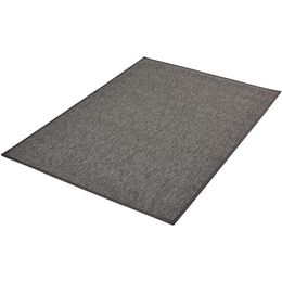 Teppich Dekowe "Naturino Prestige", grau (graphit), B:120cm H:10mm L:170cm, Kunstfaser, Teppiche, Teppich, Flachgewebe, meliert, Sisal Optik, In- und Outdoor geeignet