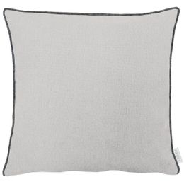 Dekokissen Apelt "Stone", beige (natur, unifarben), B:58cm H:5cm L:58cm, Leinen, Polyester, Dekokissen_Sitzkissen_Kissenh&uuml;llen
