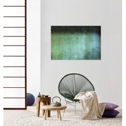 Leinwandbild Komar "Tapete XVI - Gr&ouml;&szlig;e 90 x 60 cm", bunt (farbe bild(er): gr&uuml;n, blau), B:90cm H:60cm T:2cm, Holz, Papier, Bilder, Leinwandbild, Keilrahmenbild mi Echtholzrahmen
