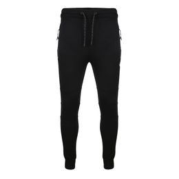 Threadbare. Threadbare Sweathose 'Tristain' Herren Gr&ouml;&szlig;e 31/32 schwarz / wei&szlig;