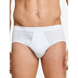 Schiesser Panty 'Cotton Essentials Feinripp' male White size M