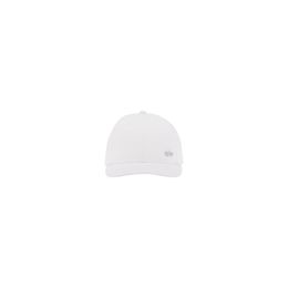 Trucker Cap Alpha Industries "Metal Label Cap", Damen, Gr. onesize, wei&szlig;, metalsilber, Obermaterial: 100% Nylon, Caps