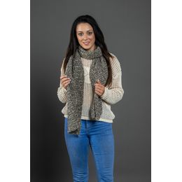 Modeschal "Amica", Damen, grau (taupe), Polyacryl, Collezione Alessandro, gepunktet, Basic, Modet&uuml;cher, mit Tupfen, Made in Italy