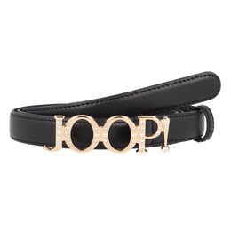 JOOP! Gürtel Damen Größe 80 gold / schwarz