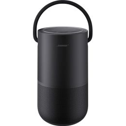 Bose Bluetooth-Lautsprecher "Portable Home Speaker", schwarz, B:11,9cm H:19,15cm T:10,4cm, Lautsprecher, AirPlay 2, wasserabweisend, kraftvoller 360-Klang, Multiroom