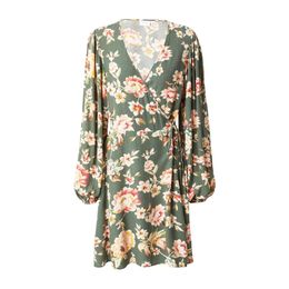 Vila Kleid 'MESA' Damen Gr&ouml;&szlig;e 36 beige / gr&uuml;n / rot / wei&szlig; Winterkleid