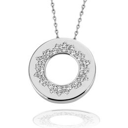 Silberkette Goldmaid, wei&szlig;, Halsketten, Damen, Silber 925 (Sterlingsilber), Silberkette
