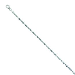 Armband Vivance "925/- Sterling Silber 19cm", wei&szlig;, Armb&auml;nder, Damen, 19cm, Silber 925 (Sterlingsilber), gl&auml;nzend, Armband