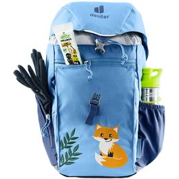 Kinderrucksack Deuter "WALDFUCHS 14", blau (wave, nightbl), Rucks&auml;cke, Kinder, Obermaterial: 100% Polyester, f&uuml;r Kinder