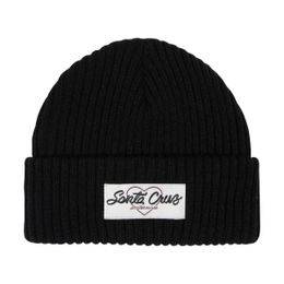 Beanie Santa Cruz "LOVE SCRIPT BEANIE", Damen, schwarz, Obermaterial: 100% Polyacryl, M&uuml;tzen Beanie
