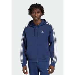 adidas originals Zip-Up Hoodie 'Adicolor Spacer' male Blue size XXL