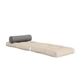 Chillkissen Karup Design "WRAP OUT™ Made in Europe, mehrere Farben, vielseitig einsetzbar", Kinder, Gr. B/H/T: 70cm x 12cm, beige (out™, beige), Poufs, flexible Sitzgelegenheit, schmutz- und wasserabweisend, outdoor