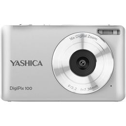 YASHICA Systemkamera "DigiPix 100", silber, B:9,4cm H:5,8cm T:2,4cm, Fotokameras