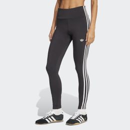 Leggings adidas originals "3S LEGGINGS CO", Damen, Gr. S, N-Gr, schwarz-wei&szlig; (schwarz, wei&szlig;), Obermaterial: 93% Baumwolle, 7% Elasthan, Hosen Leggings