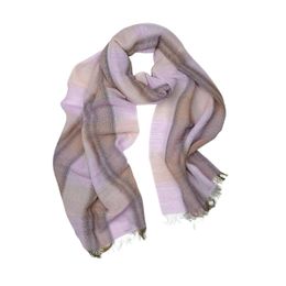Modeschal "Tenero", Damen, rosa, Polyacryl, Collezione Alessandro, gestreift, Basic, Modet&uuml;cher, Made in Italy