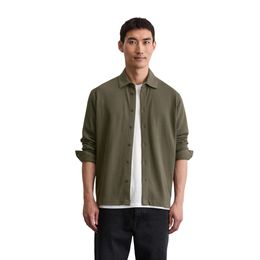 Marc O'Polo Blusenshirt MARC O'POLO "aus reiner Bio-Baumwolle", Damen, Gr. L, copley braun, Obermaterial: 100% Baumwolle, unifarben, skinny fit, Shirts Blusenshirt