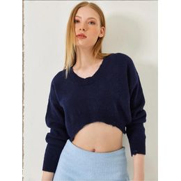 Bianco Lucci Pullover Damen Gr&ouml;&szlig;e S/L marine