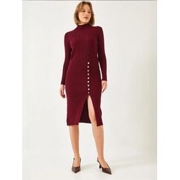 Bianco Lucci Knitted dress female Red size S/L
