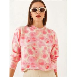 Bianco Lucci Sweater female Beige, Pink size S/L