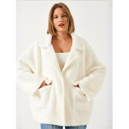Bianco Lucci Between-Seasons Coat female Beige size S/L