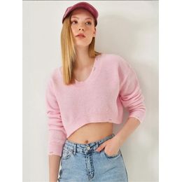 Bianco Lucci Pullover Damen Gr&ouml;&szlig;e S/L rosa