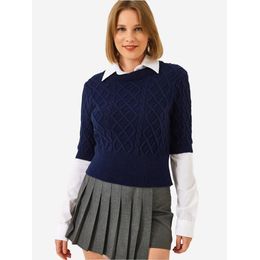 Bianco Lucci Sweater female Blue size S/L