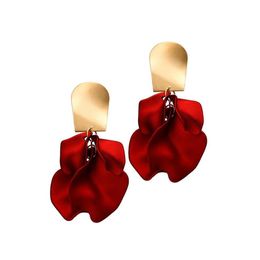 Avant-garde Paris Earrings 'Ursulaya' female Red size One Size