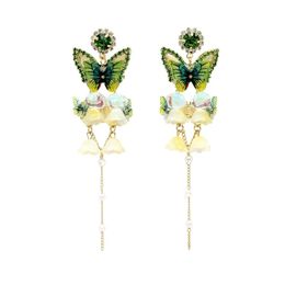 Avant-garde Paris Earrings 'Adelasa' female Green size One Size