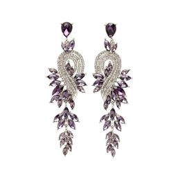 Avant-garde Paris Earrings 'Joannaa' female Purple size One Size