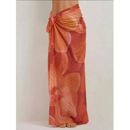 Hiccup Strandtuch Damen Gr&ouml;&szlig;e S/L orange / mandarine