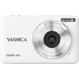 YASHICA Systemkamera "DigiPix 100", weiß, B:9,4cm H:5,8cm T:2,4cm, Fotokameras