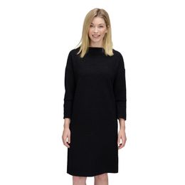 Sweatkleid Betty Barclay "Damen mit Stickerei", Damen, Gr. 40, Normalgr&ouml;&szlig;en, schwarz, Obermaterial: 80% Baumwolle, 17% Polyamid, 3% Elasthan, figurumspielend kurz, Kleider Sweatkleid