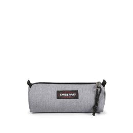 Schreibger&auml;teetui Eastpak "BENCHMARK SINGLE", Kinder, grau (sunday grau), Polyester, Schreibger&auml;teetuis, mit Label vorne
