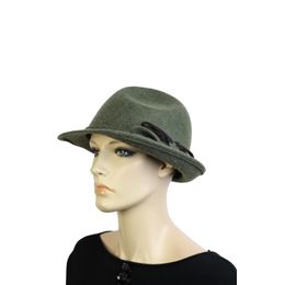 Allg&auml;u Rebell Trachtenhut ALLG&Auml;U REBELL "J&auml;gerin", Damen, gr&uuml;n, Wolle, Antik-Look, H&uuml;te, Made in Italy