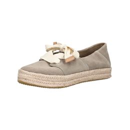 Toms Shoes Espadrille TOMS "TOMS Halbschuhe Leder", Damen, Gr. 39, beige, Leder, Schuhe Espadrille