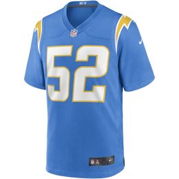Footballtrikot Nike "Nike Trikot Los Angeles Chargers NFL Home Game Jersey Mack 52", Herren, Gr. L, mehrfarbig, 100% Polyester, Trikots